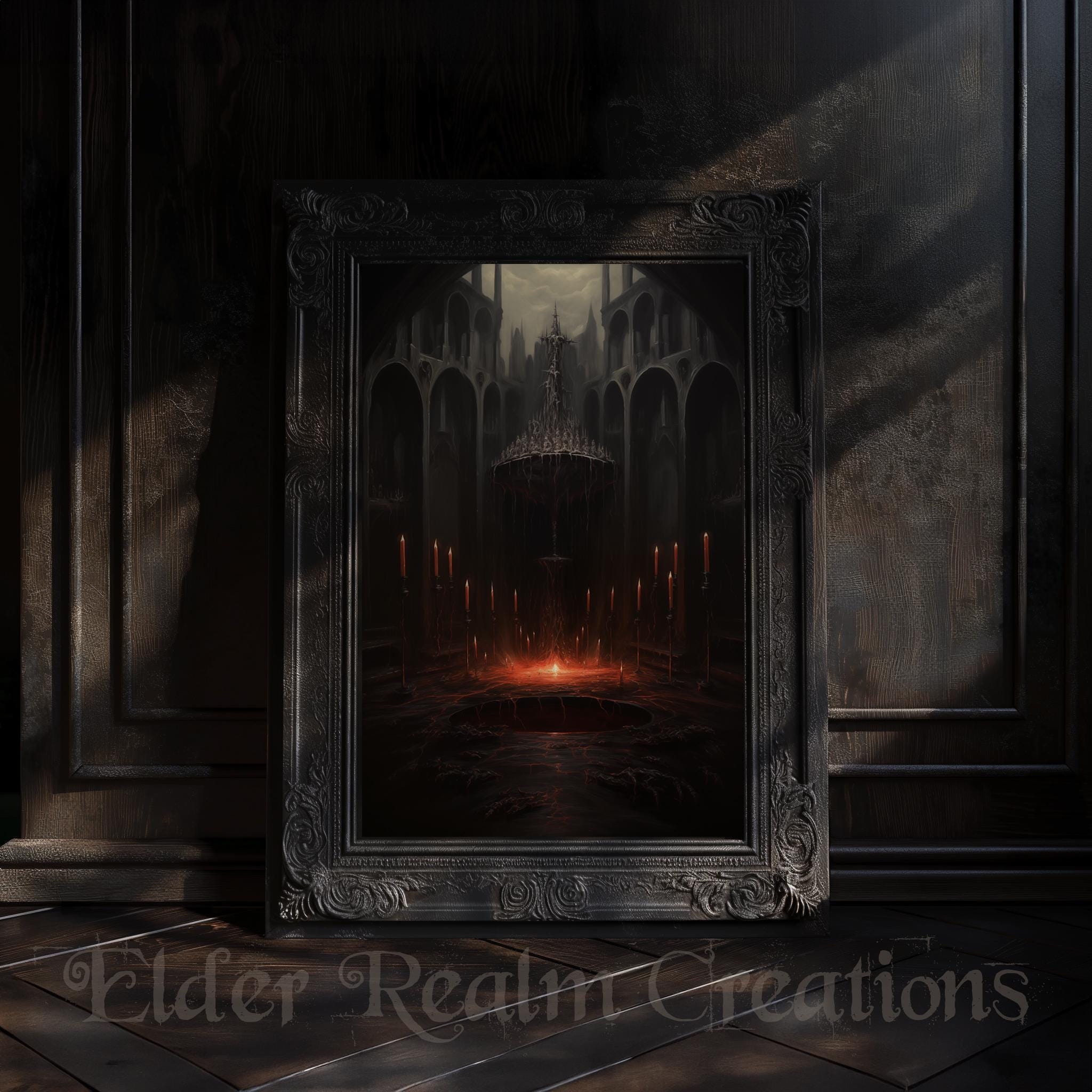 Sacrificial Pit Digital Art for Download. Place of Cult. Victorian ...