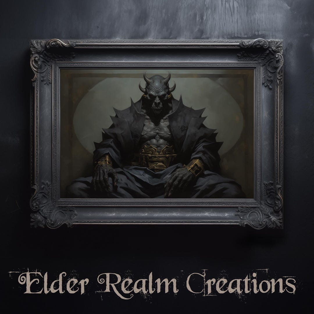 Hannya Overlord # Digital Art for Download. Oriental Demon. Japanese ...