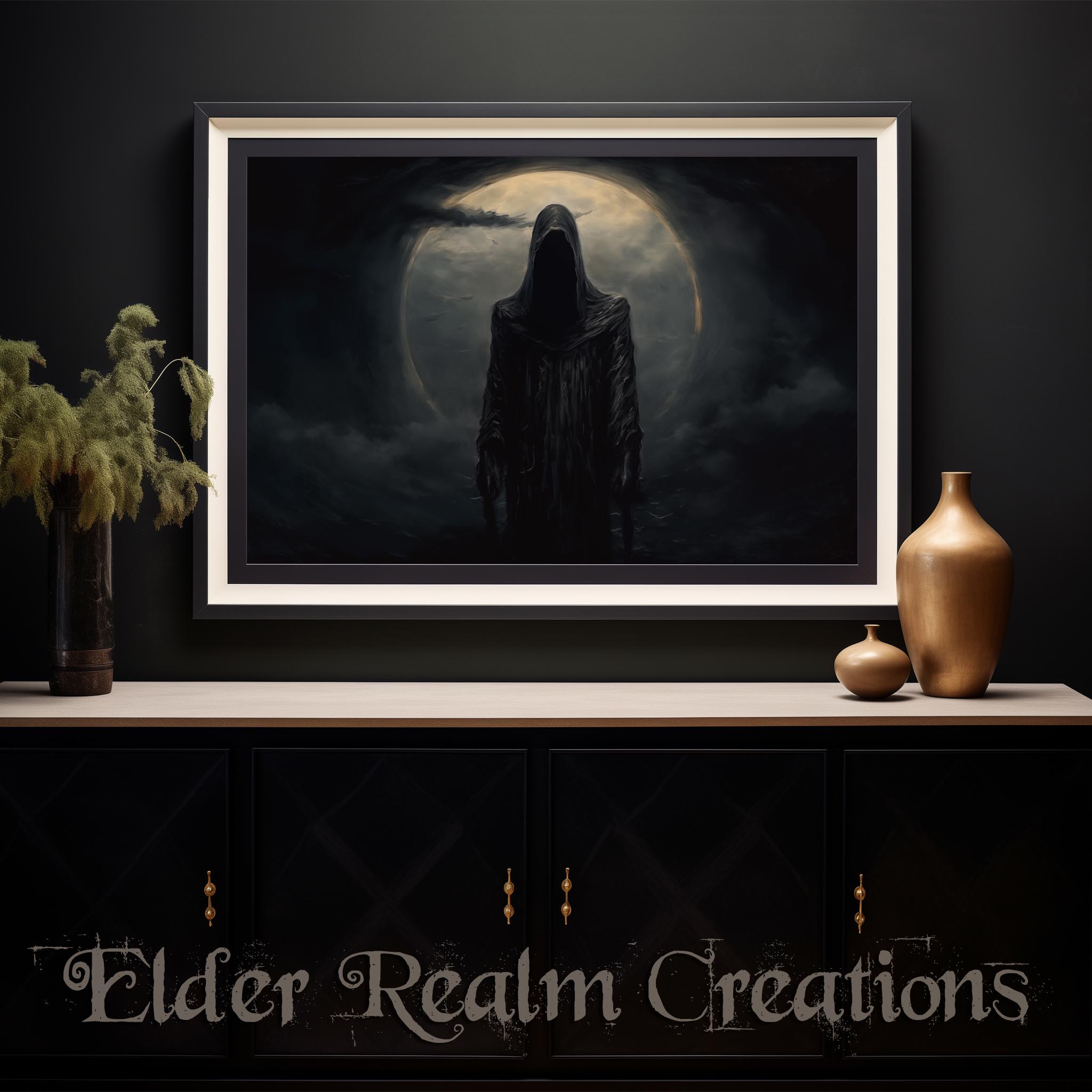 Moon Eclipsed # Digital Art for Download. Ethereal Wraith Specter ...