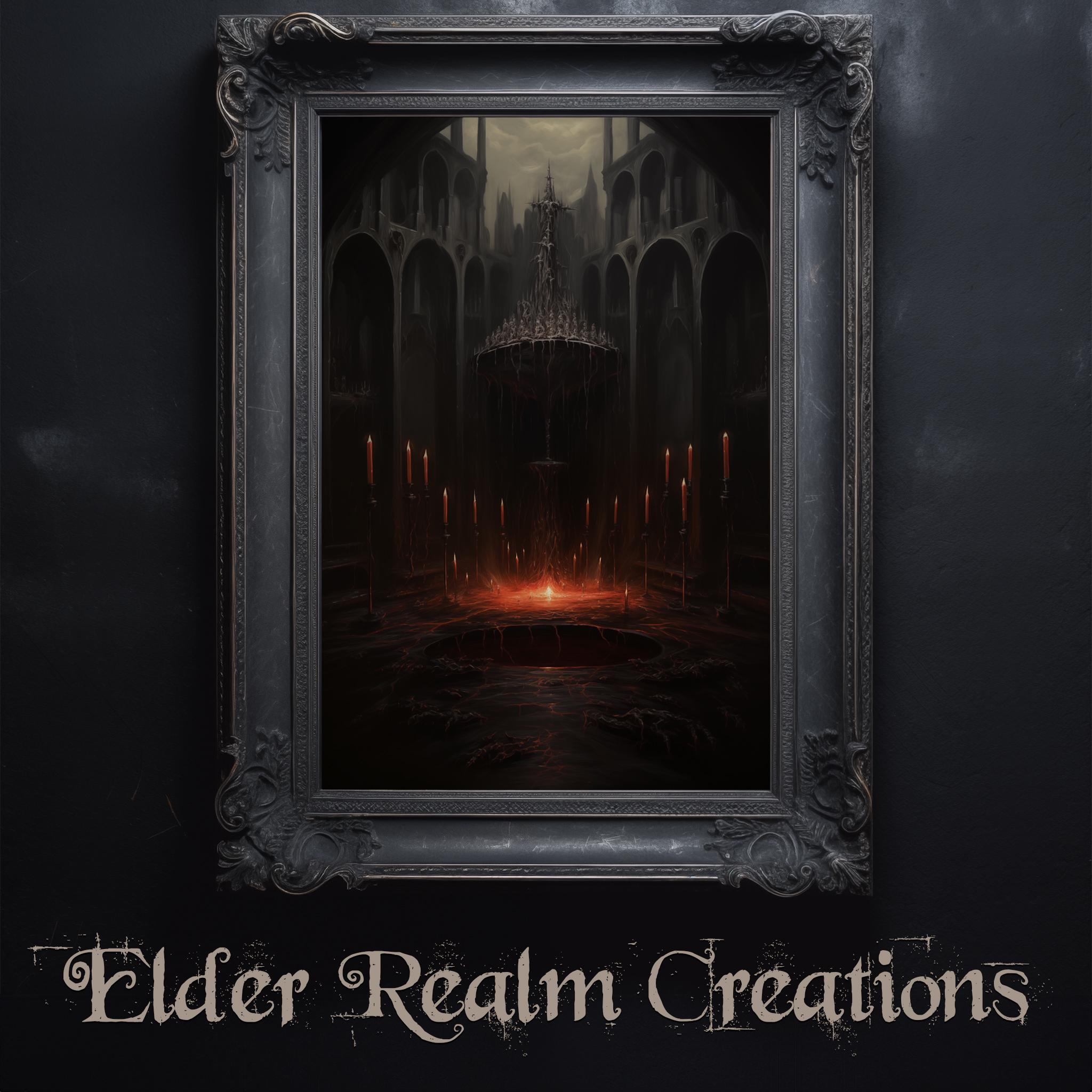 Sacrificial Pit Digital Art for Download. Place of Cult. Victorian ...