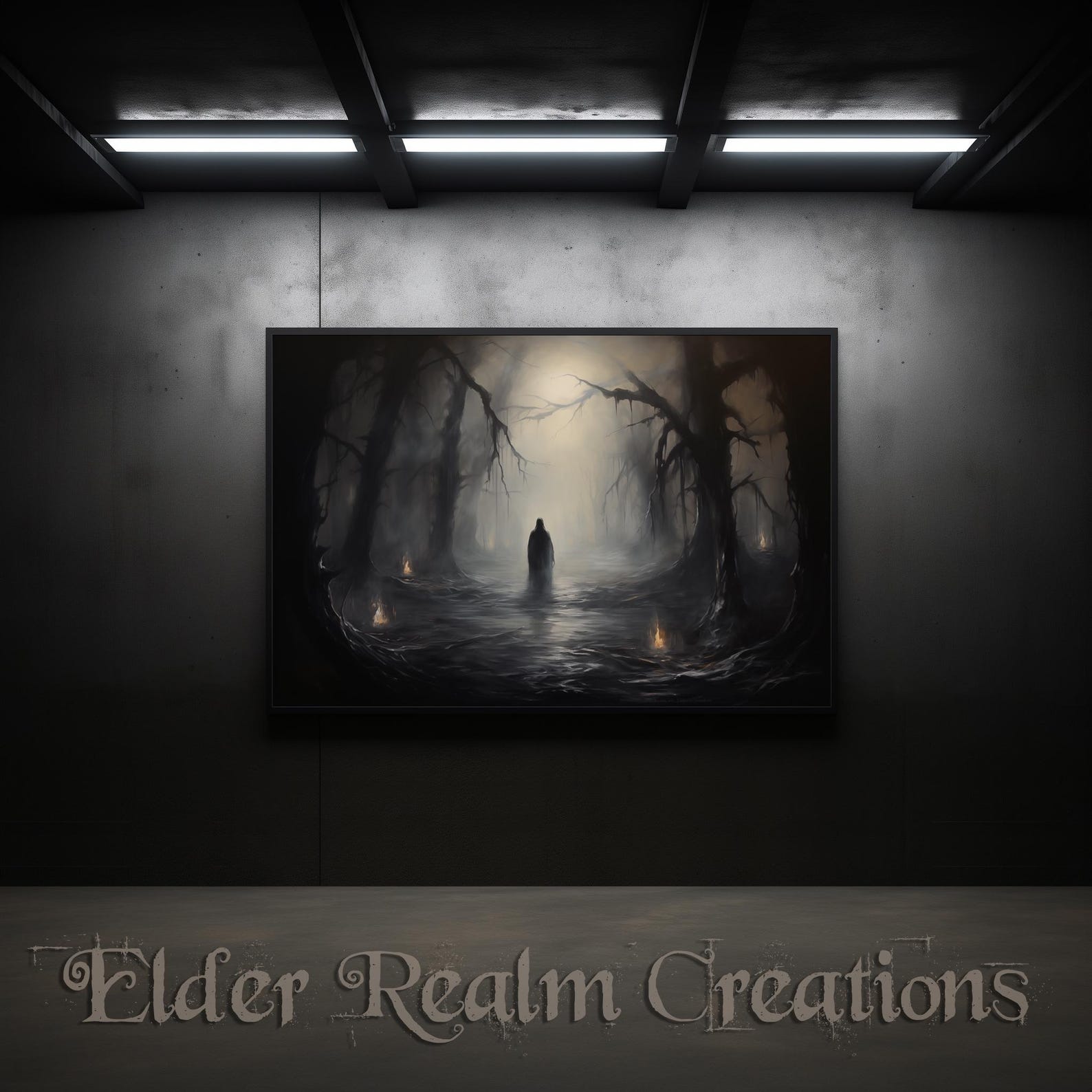 Swamp Wraith # Digital Art for Download. Ugly Stinky Wetlands. Dirty ...