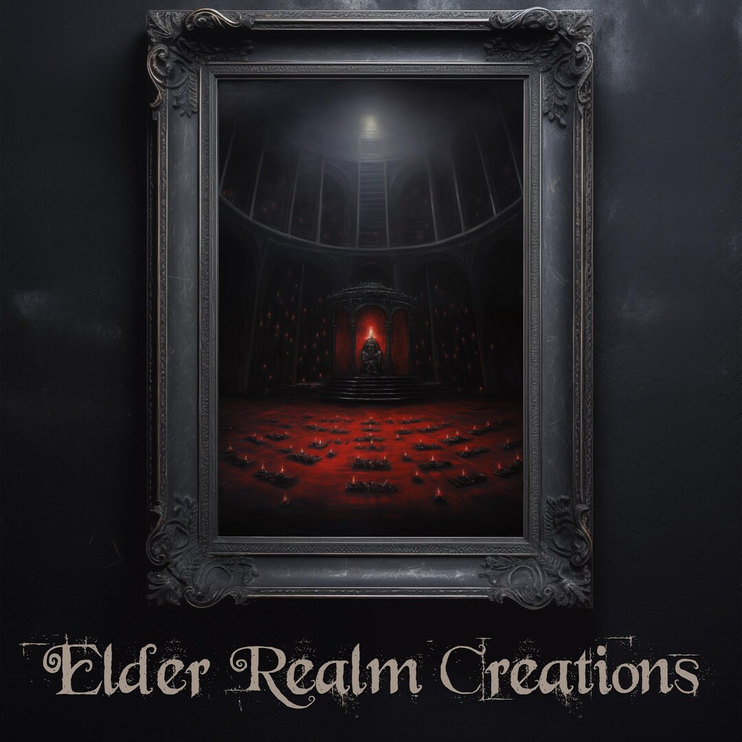 Altar of Endless Flame # Digital Art for Download. Place of Cult ...