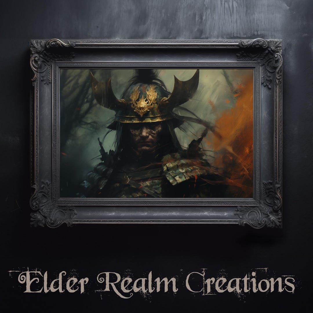 Jade General # Digital Art zum Downloaden. Orientalischer Samurai ...