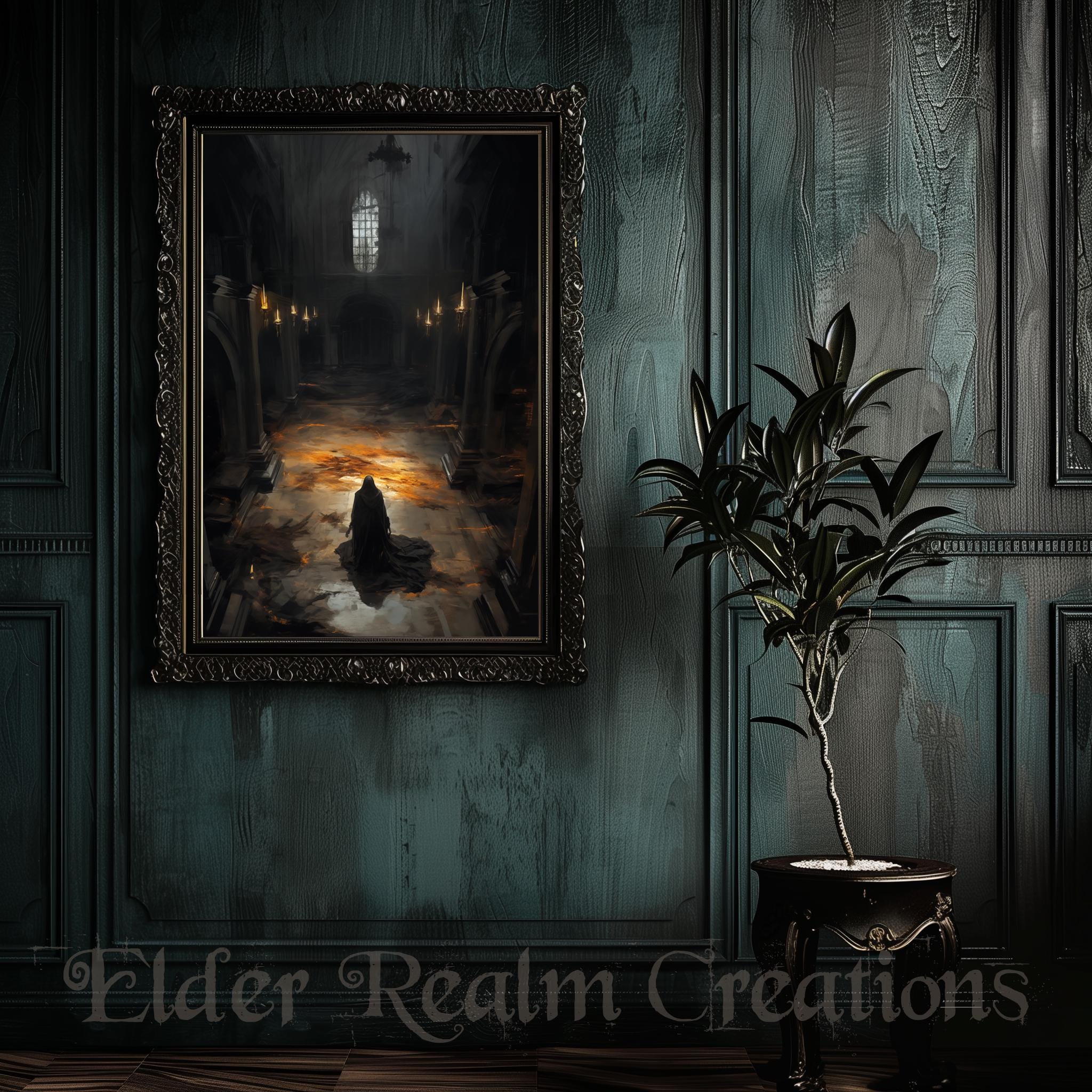 Last Acolyte # Digital Art for Download. Phantom in Black Robes. Dark ...