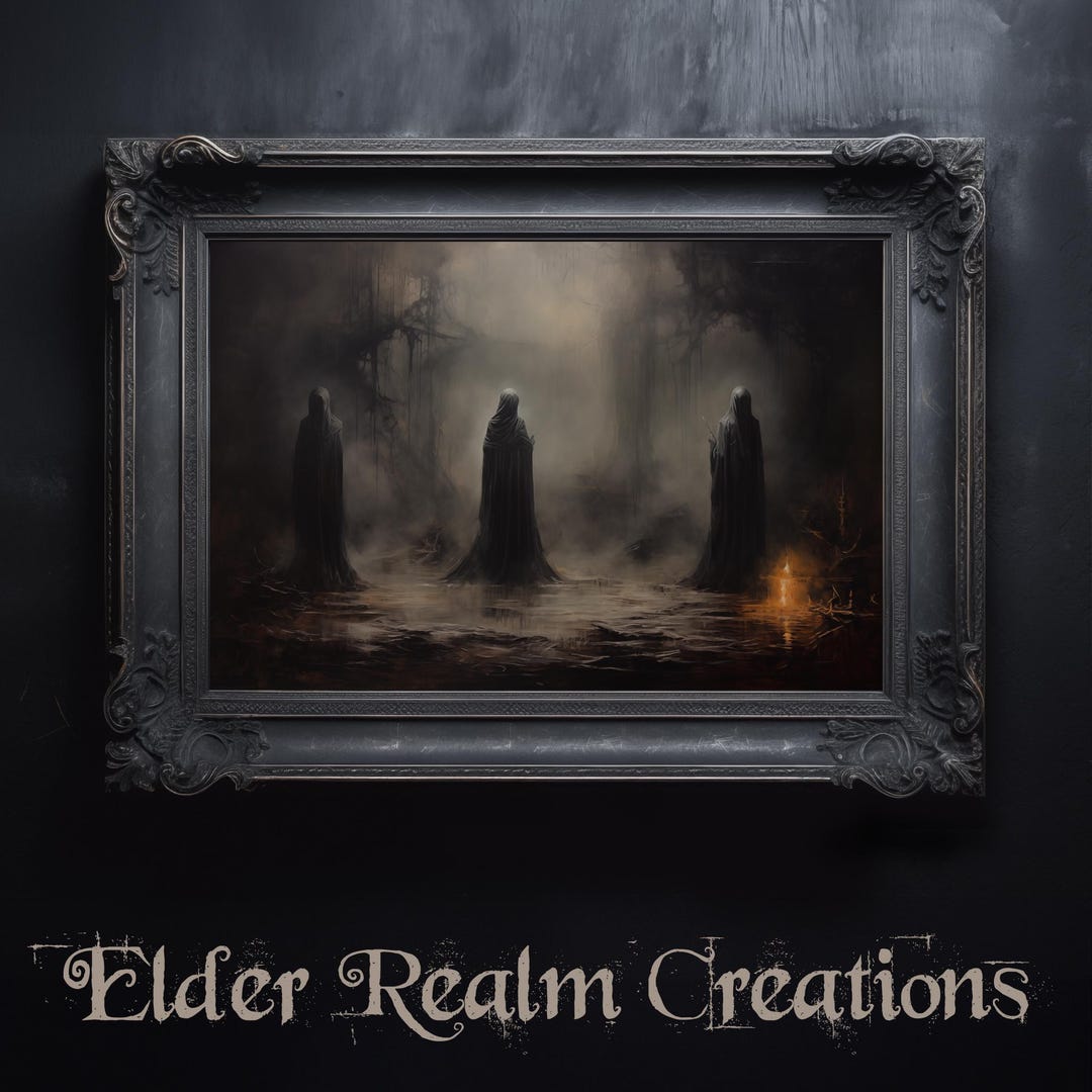 Shadow Council # Digital Art for Download. Ancient Cult. Gathering in ...
