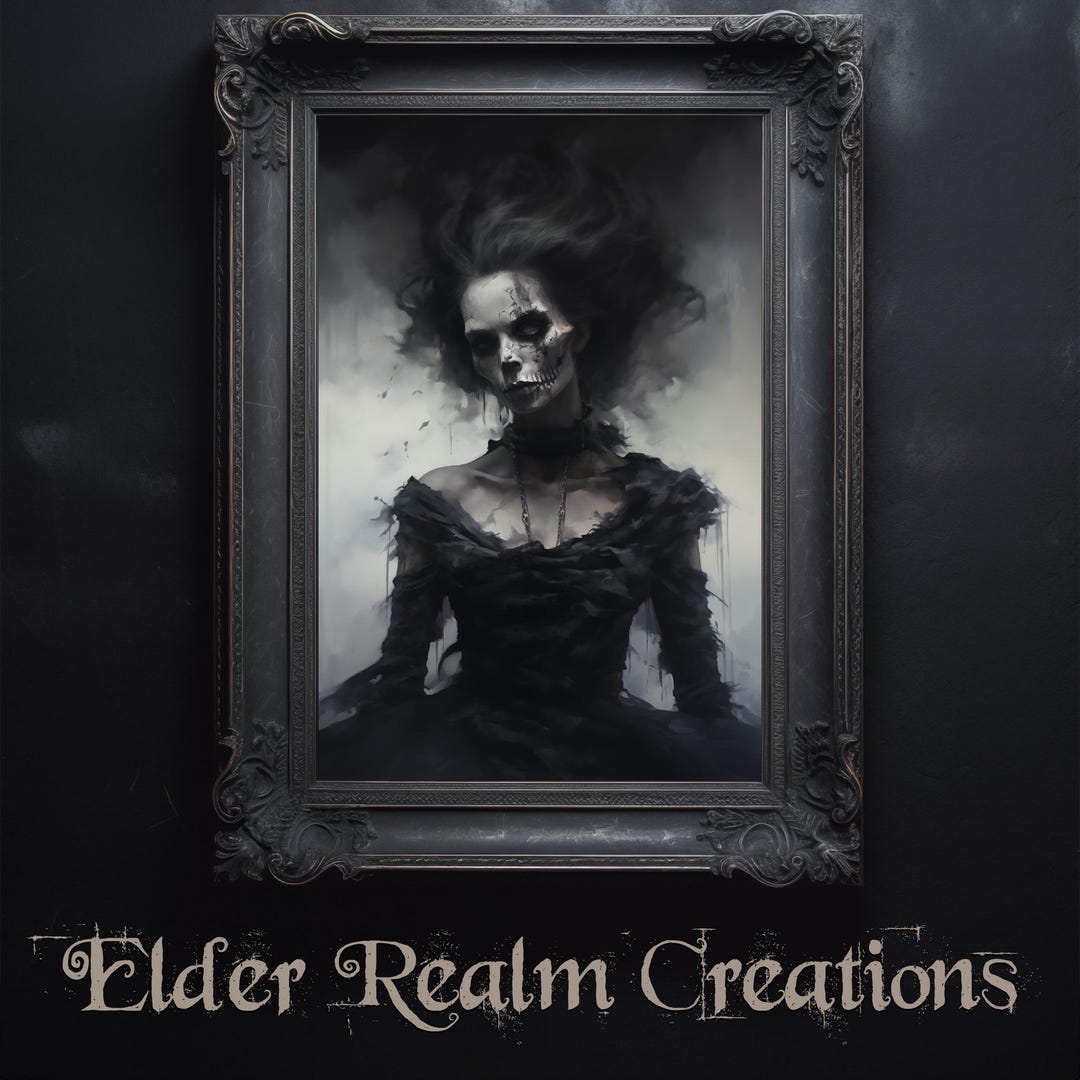 Ghoul Queen # Digital Art for Download. Lord of Undead. Zombie Woman ...