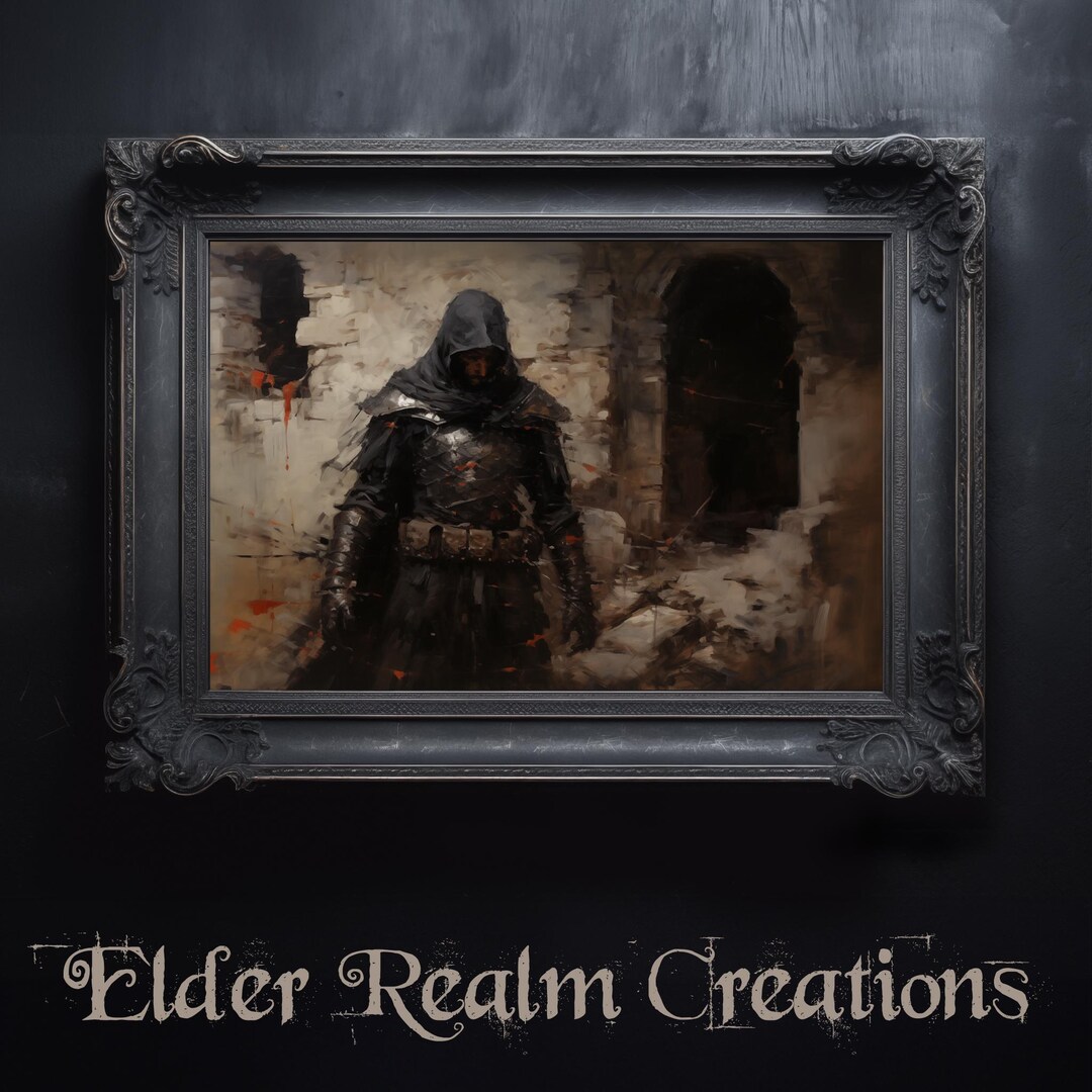 Dark Alley Cutthroat # Digital Art for Download. Medieval Bandit ...