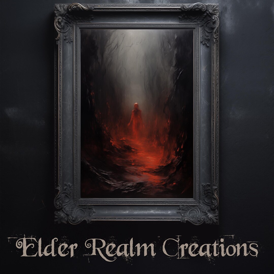 Blood Wraith # Digital Art for Download. Bloody Ghost in the Forest ...