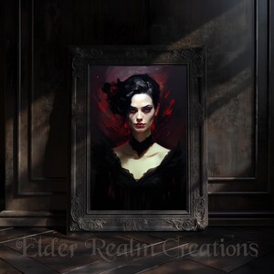 Lady on the Castle # Digital Art for Download. Highborn Vampire Lady ...