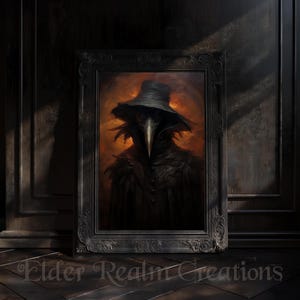 Mr. Ironbeak Digital Art for Download. Crowman Plague Doctor. Bird With ...