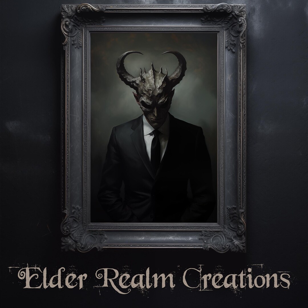 Devil's Advocate # Digital Art for Download. Demon in the Suit. Black ...