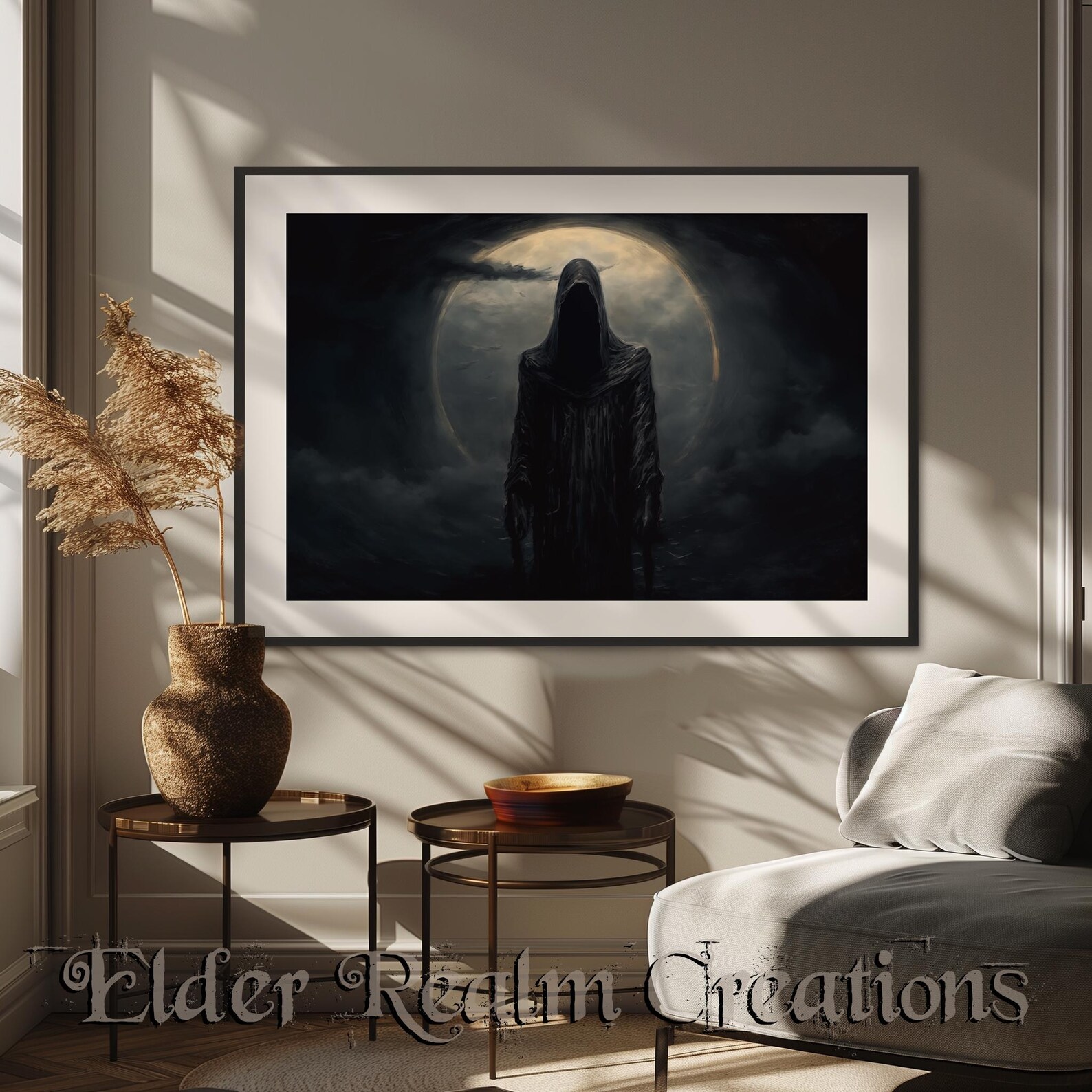 Moon Eclipsed # Digital Art for Download. Ethereal Wraith Specter ...