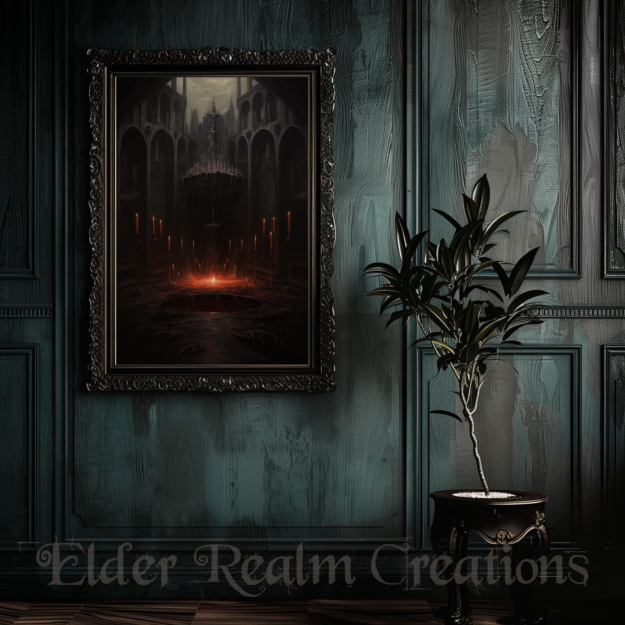 Sacrificial Pit Digital Art for Download. Place of Cult. Victorian ...