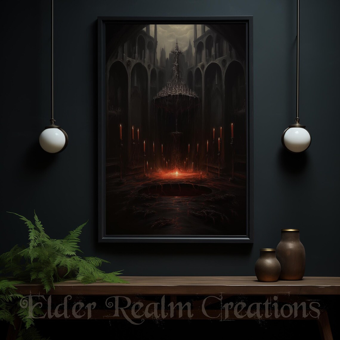 Sacrificial Pit Digital Art for Download. Place of Cult. Victorian ...