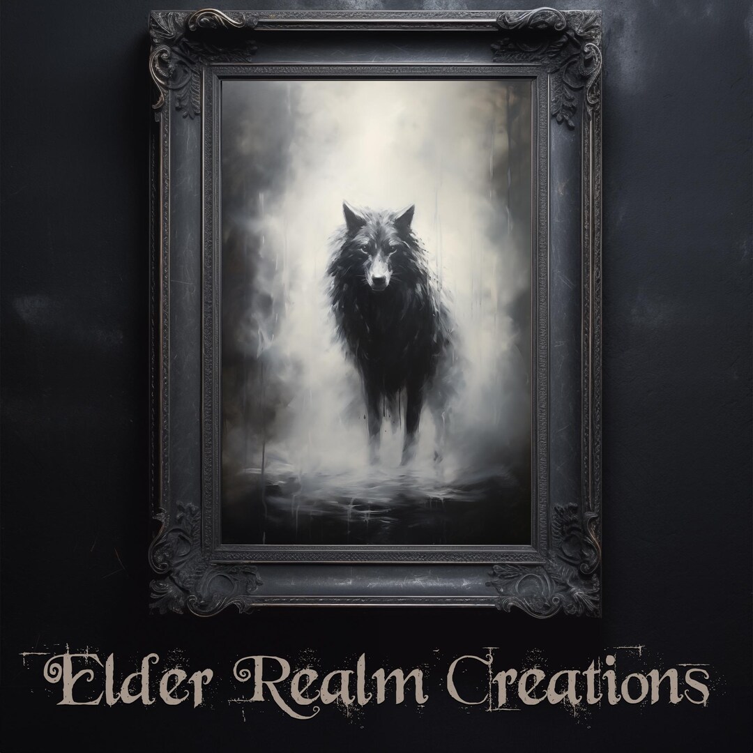 Lone Alpha # Digital Art for Download. Wolf on the Hunt. Canine Alone ...