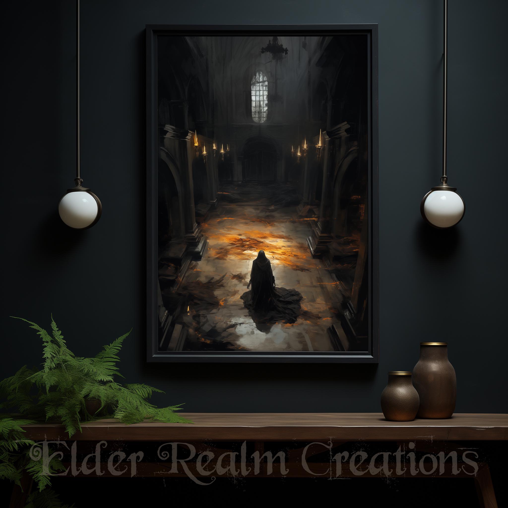 Last Acolyte # Digital Art for Download. Phantom in Black Robes. Dark ...