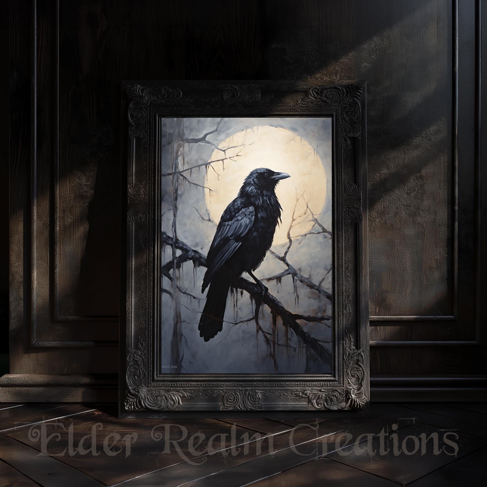 All Seeing Raven # Digital Art for Download. Black Raven. Victorian ...