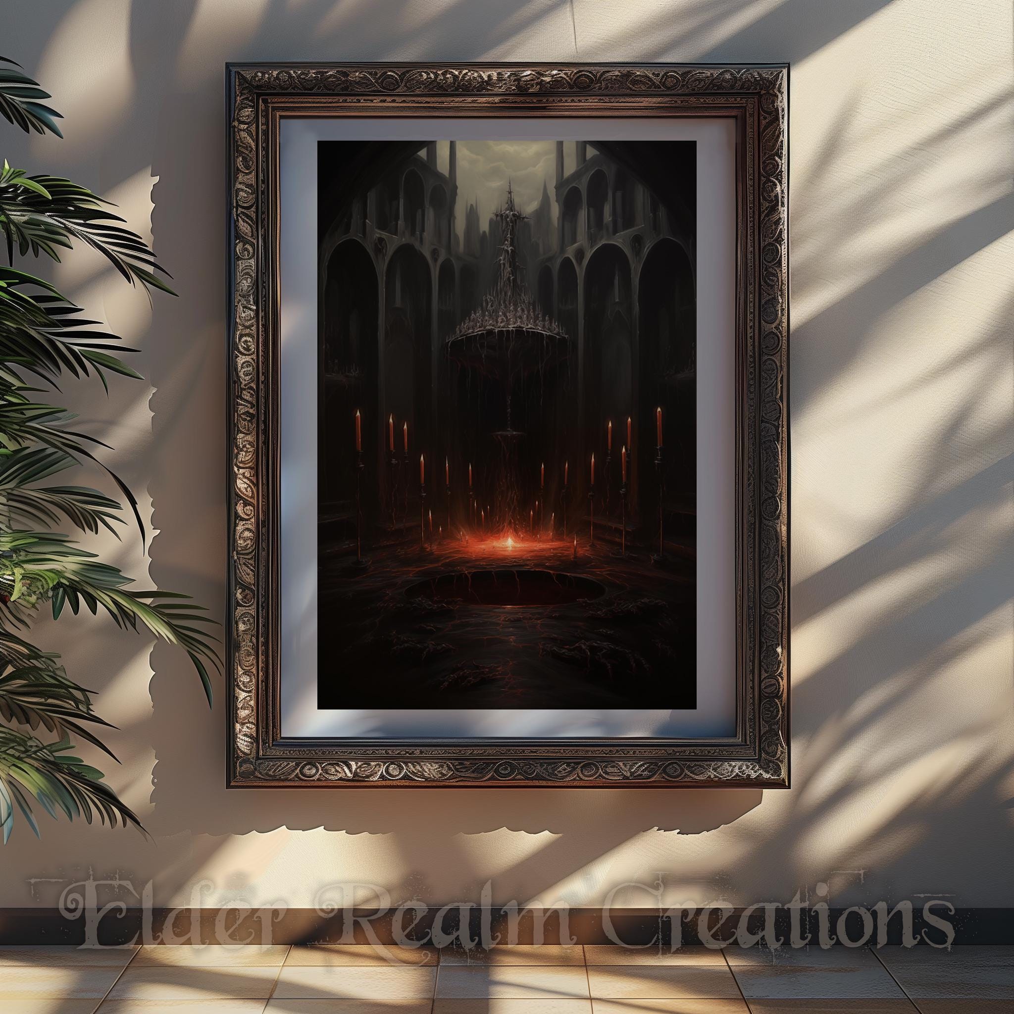 Sacrificial Pit Digital Art for Download. Place of Cult. Victorian ...