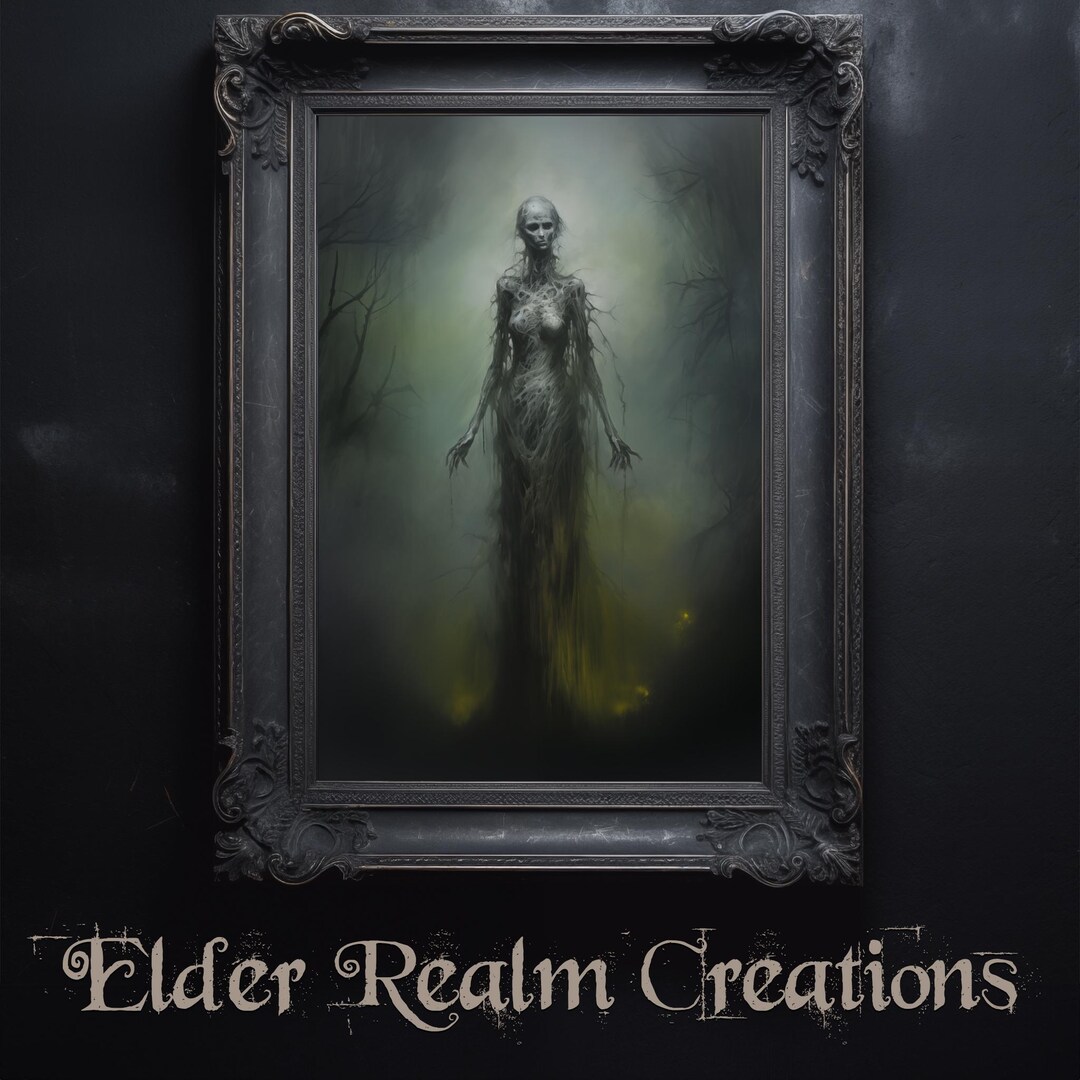 Maiden of Decay Digital Art for Download. Undead Creature. Zombie Woman ...