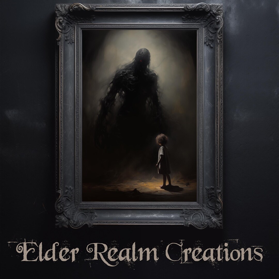 Friendly Shadow # Digital Art for Download. Scary Shadow Monster. Brave ...