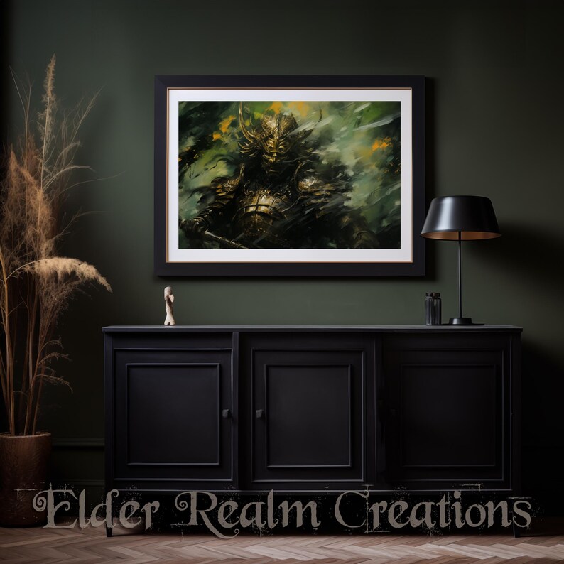Like the Wind # Digital Art for Download. Oriental Samurai Soldier ...