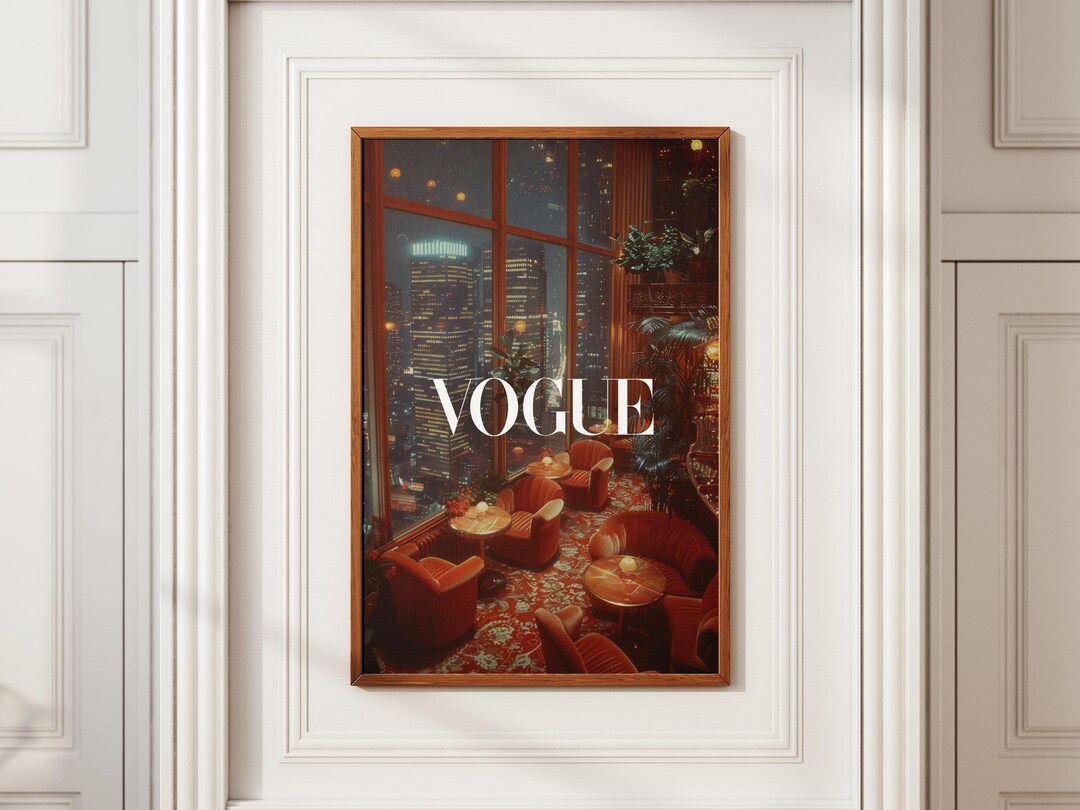 Vouge Luxury Condo Poster 80's Fashion Old Money Framed Poster Wall Art ...
