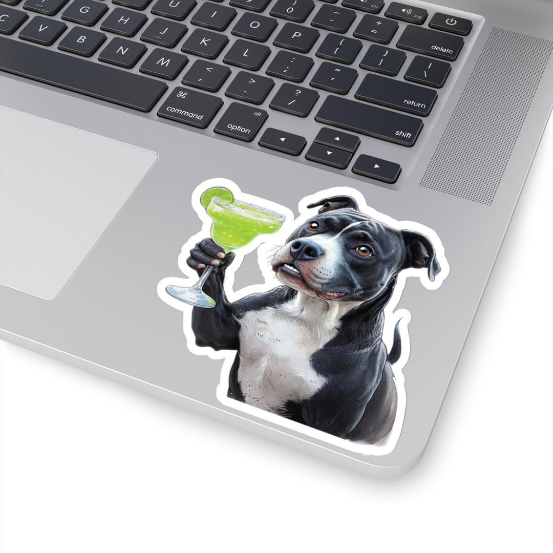 Pitbull Sticker, Margarita Sticker, Funny Sticker, Dog Stickers ...