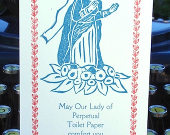 Toilet Paper Card | Etsy