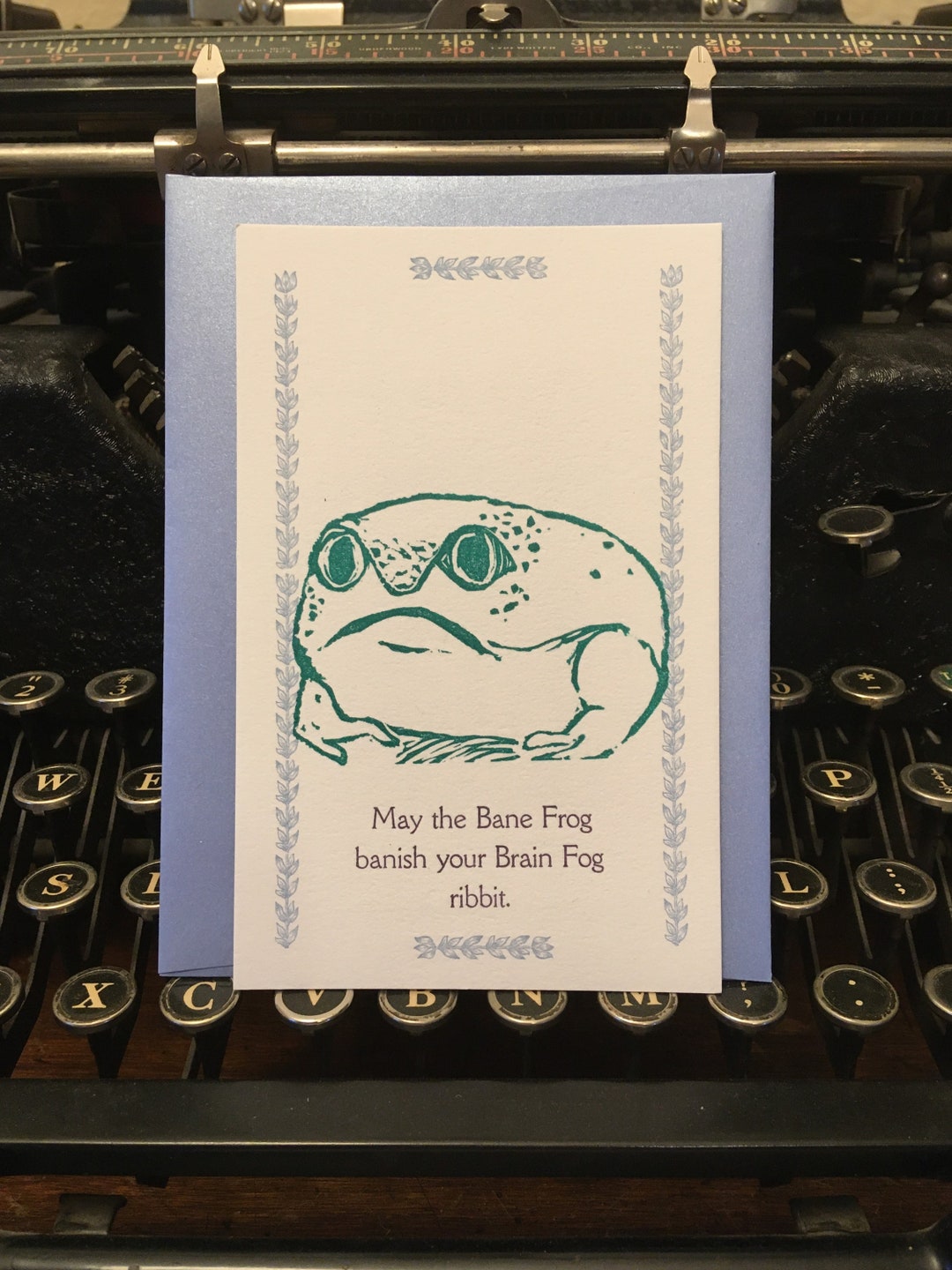 Bane Frog/brain Fog Card - Etsy