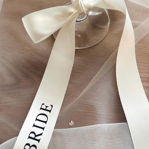 Ribbon Bow Place Name Cards for Weddings, Hen Parties, Bridal Showers ...