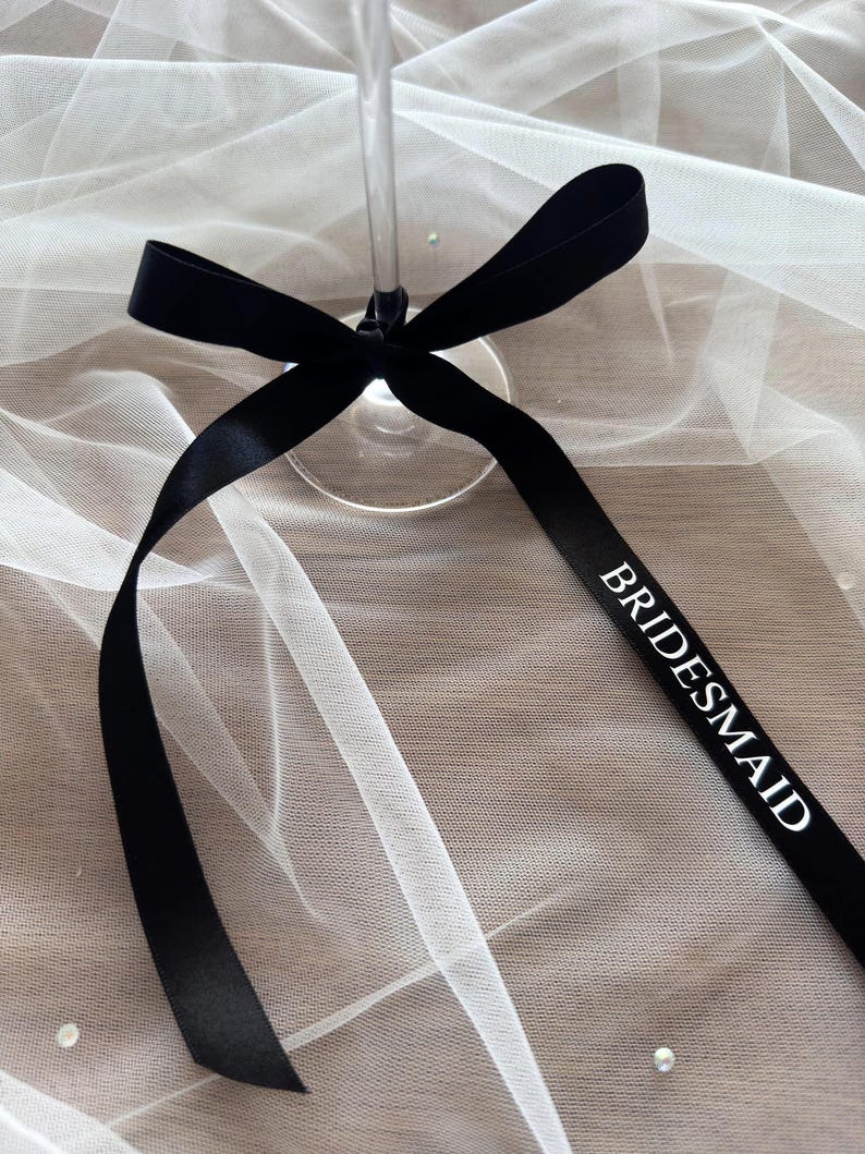 Ribbon Bow Place Name Cards for Weddings, Hen Parties, Bridal Showers ...