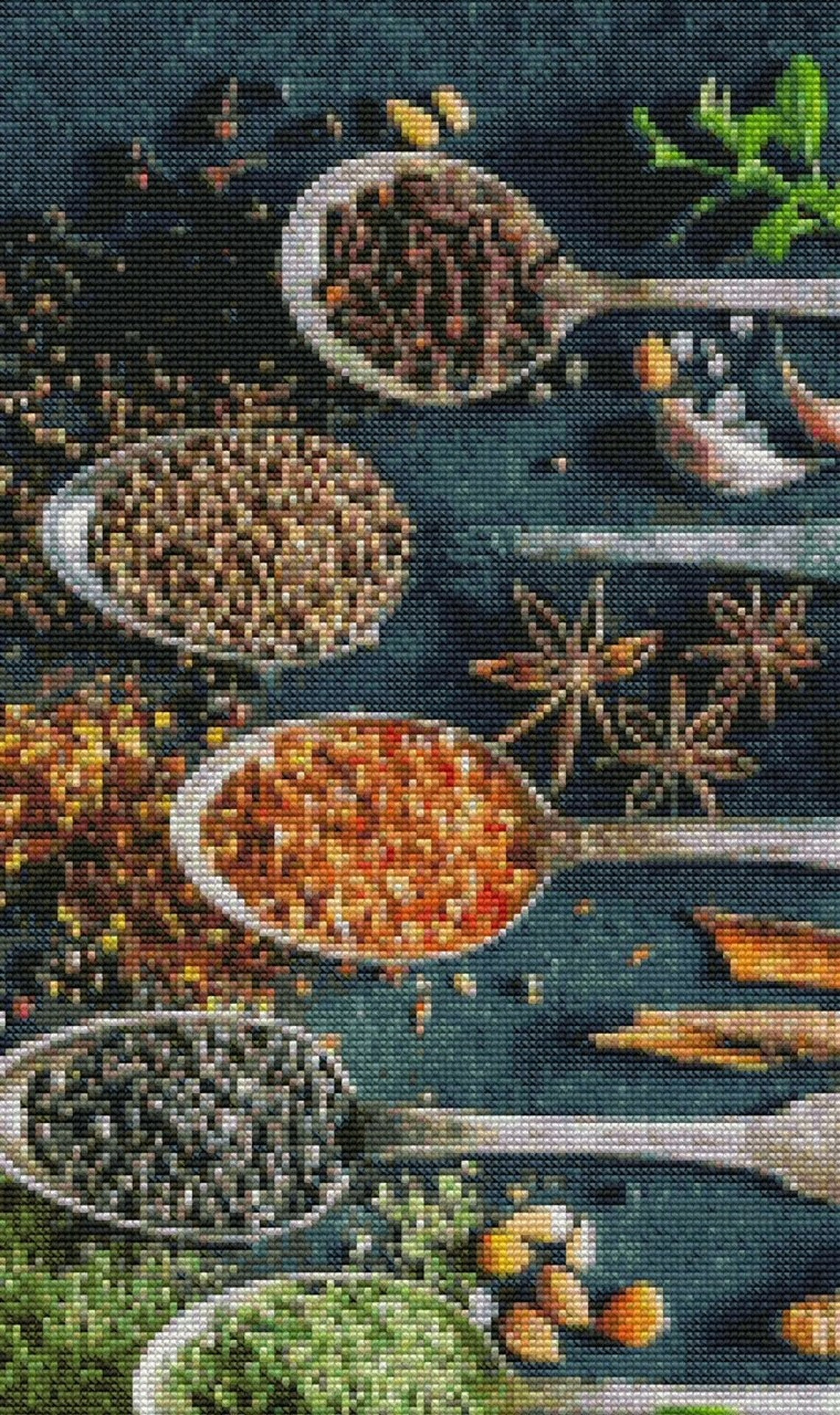 Spices (300x463 Stitches), DMC Cross Stitch Pattern, Pdf/xsd - Etsy