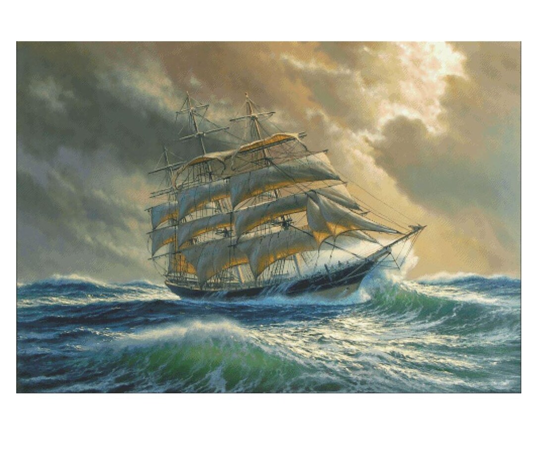 Storm is Coming (500x350 Stitches), Dmc Cross Stitch Pattern, Pdf/xsd ...