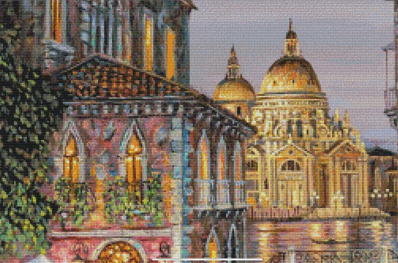 Venice Canals (400x500 Stitches), DMC Cross Stitch Pattern, Pdf/xsd - Etsy