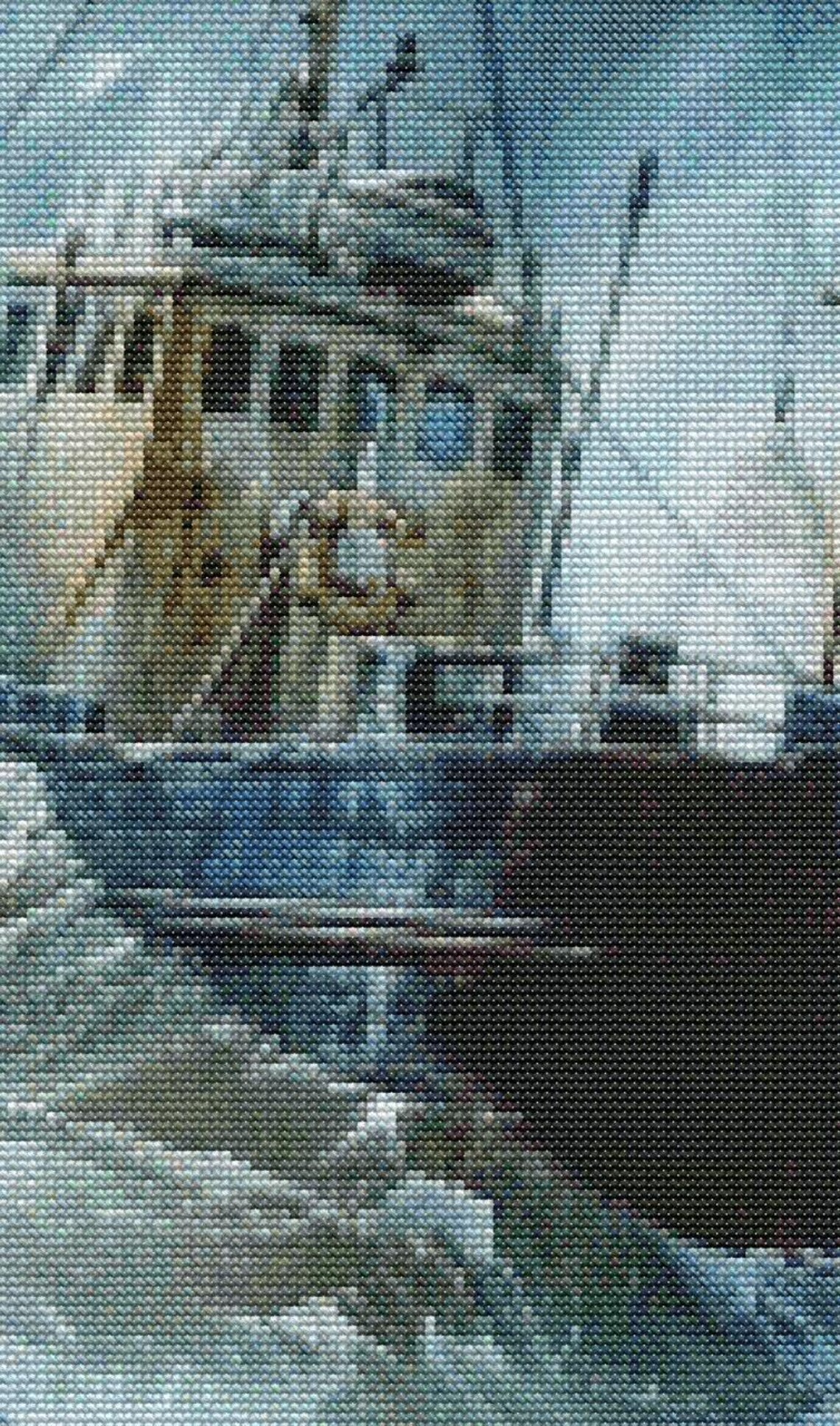 Through Storm (350x625 Stitches), Dmc Cross Stitch Pattern, Pdf/xsd - Etsy