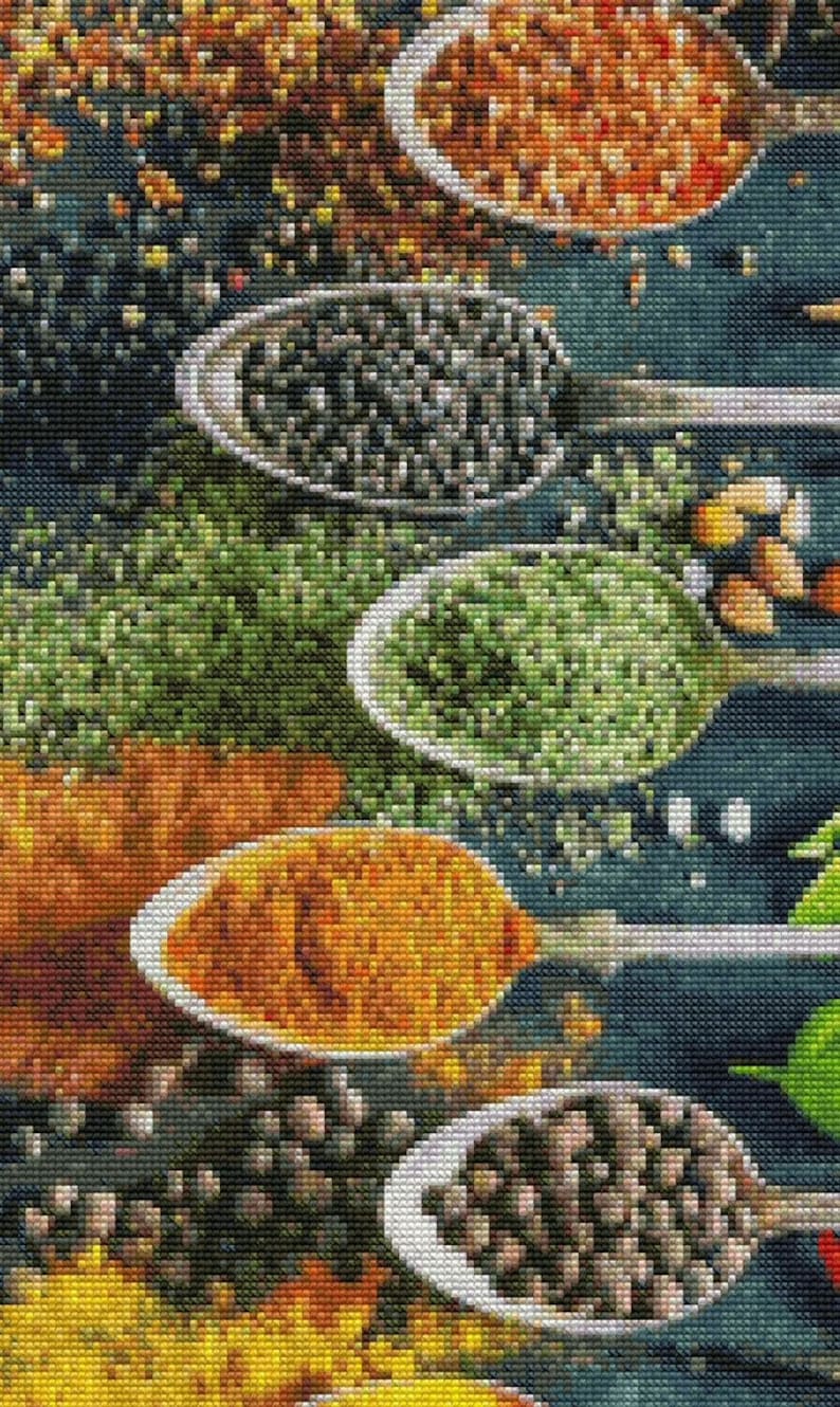 Spices (300x463 Stitches), DMC Cross Stitch Pattern, Pdf/xsd - Etsy