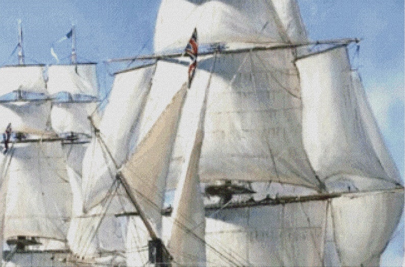 Armada (700x477 Stitches), Dmc Cross Stitch Pattern, Pdf/xsd - Etsy