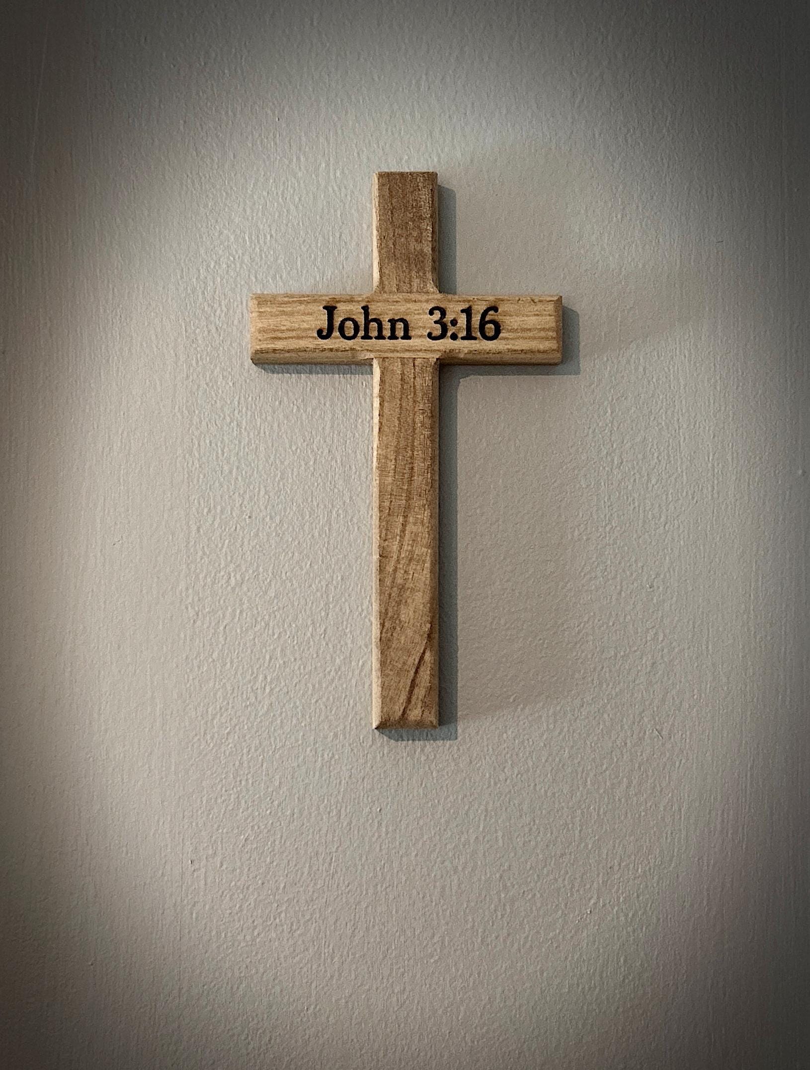 Custom Engraved Wooden Cross - Etsy