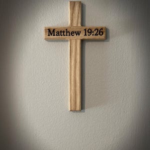 Custom Engraved Wooden Cross - Etsy