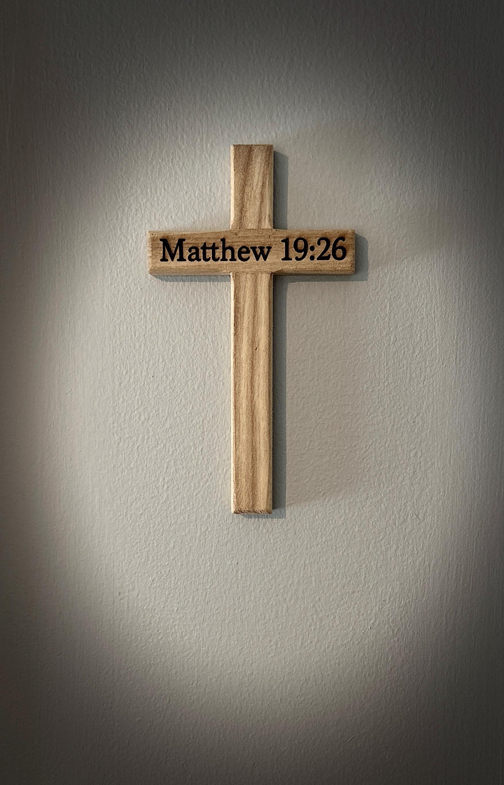 Custom Engraved Wooden Cross - Etsy