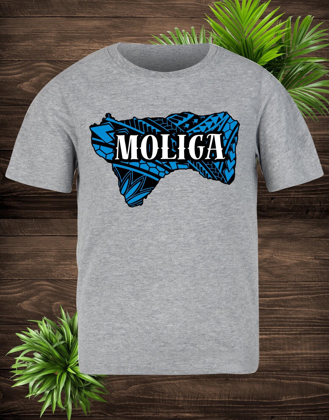 Moliga Aiga | Ta'ū Island | Blue Tribal Shirt - Etsy