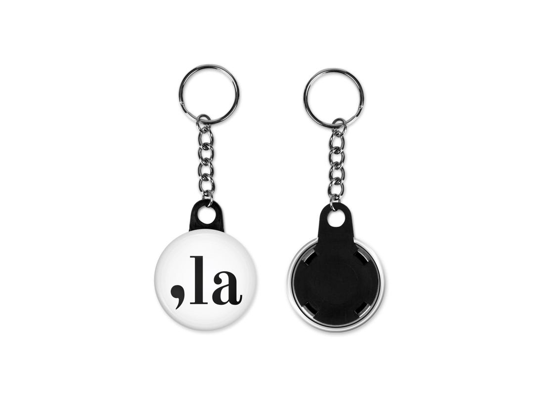 Comma La Keychain Kamala Harris 2024 Comma La I ,la Keychain Kamala ...