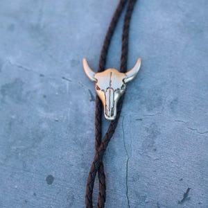 Cowboy Bull Head Bolo Tie, Cowboy Bolo, Rodeo Cowboy Bolo, Western ...