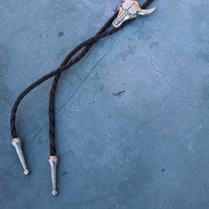 Cowboy Bull Head Bolo Tie, Cowboy Bolo, Rodeo Cowboy Bolo, Western ...