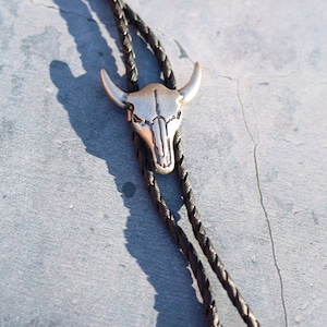 Cowboy Bull Head Bolo Tie, Cowboy Bolo, Rodeo Cowboy Bolo, Western ...