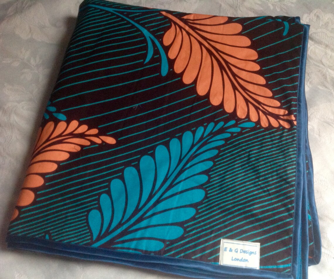 Baby cot Pram crib African Ankara blanket throw | Etsy