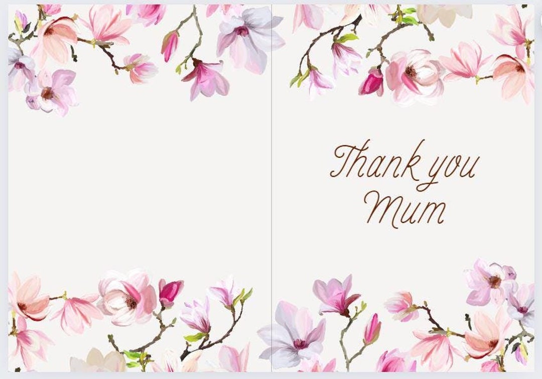 Printable Card for Your Mother - Etsy