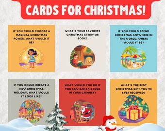 27 Christmas Conversation Starter Cards for Kids – Fun Holiday ...