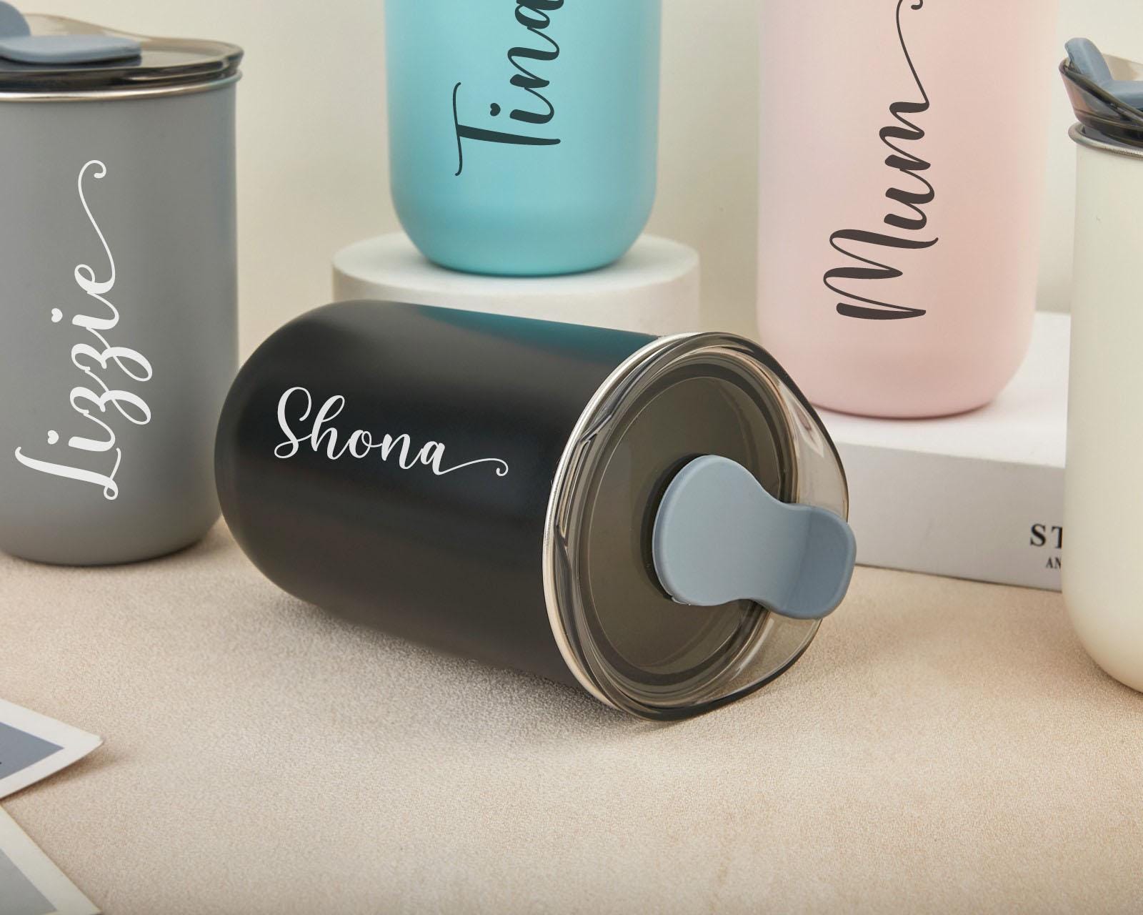 Personalized Stainless Coffee Cup,customized Bridesmaids Gift Floral ...