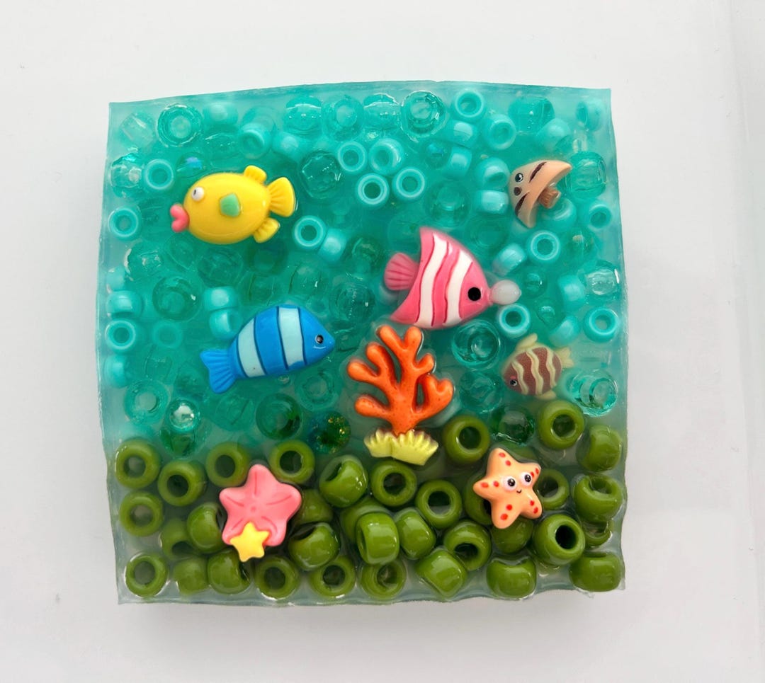 Fish Tank Sensory Fidget Toy: Anxiety Relief Picking Pad - Etsy
